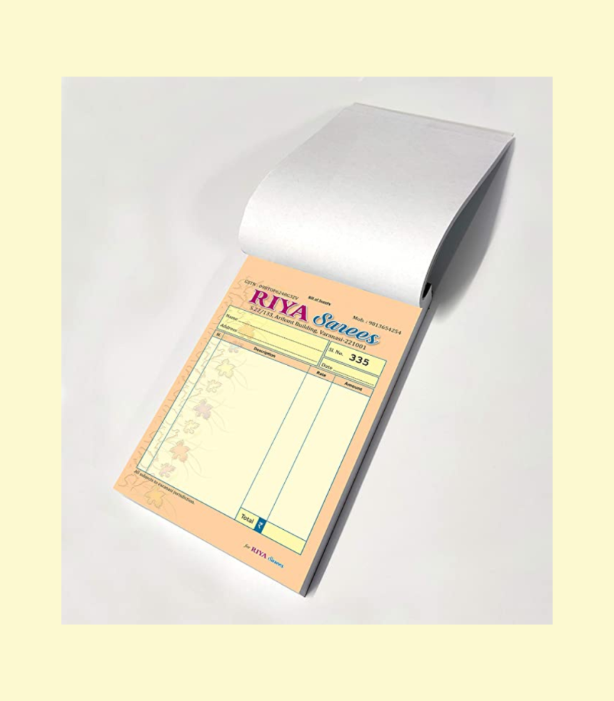 Custom Bill Books - Nagendra Printing Press