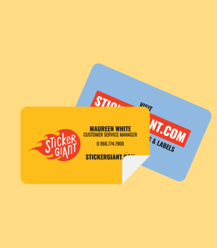 Visiting Card Stickers - Nagendra Printing Press