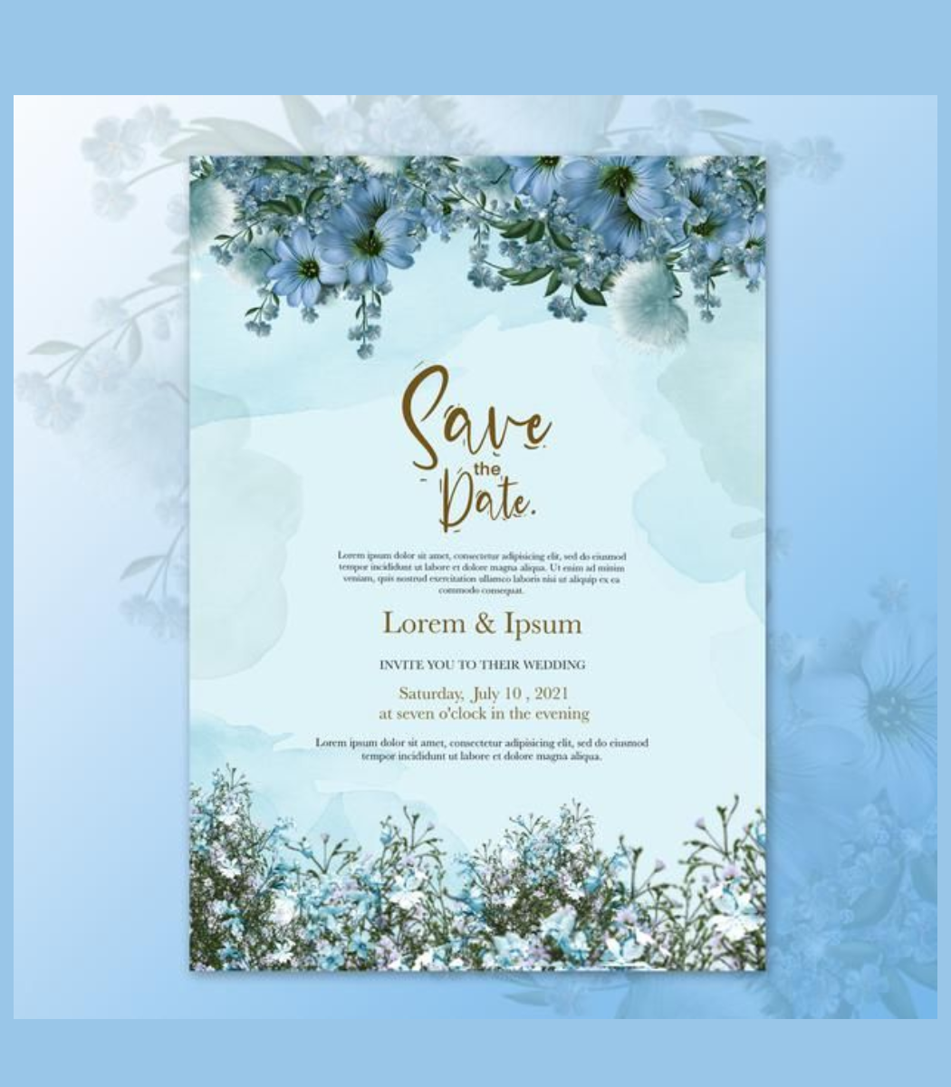 5" x 7" Flat Wedding Cards Designs - Nagendra Printing Press